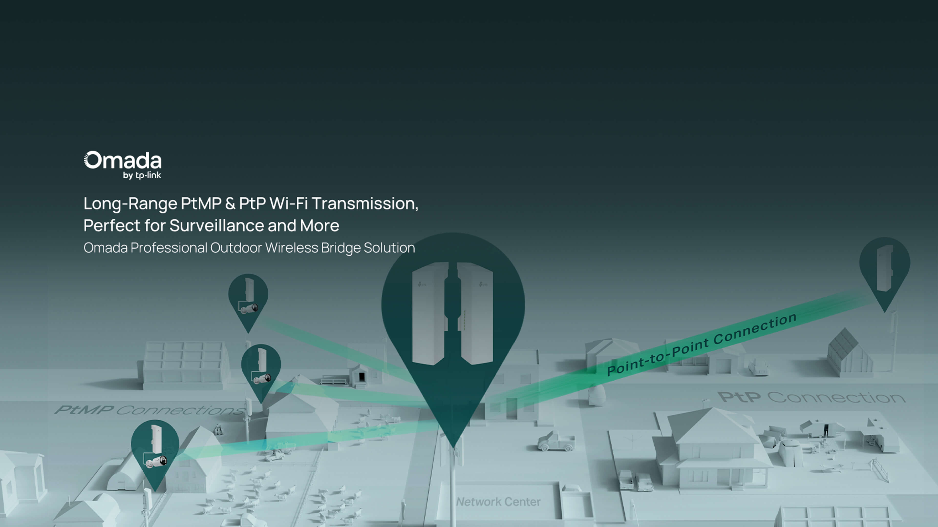 Long-Range PtMP & PtP Wi-Fi Transmission, Perfect for Surveillance and More